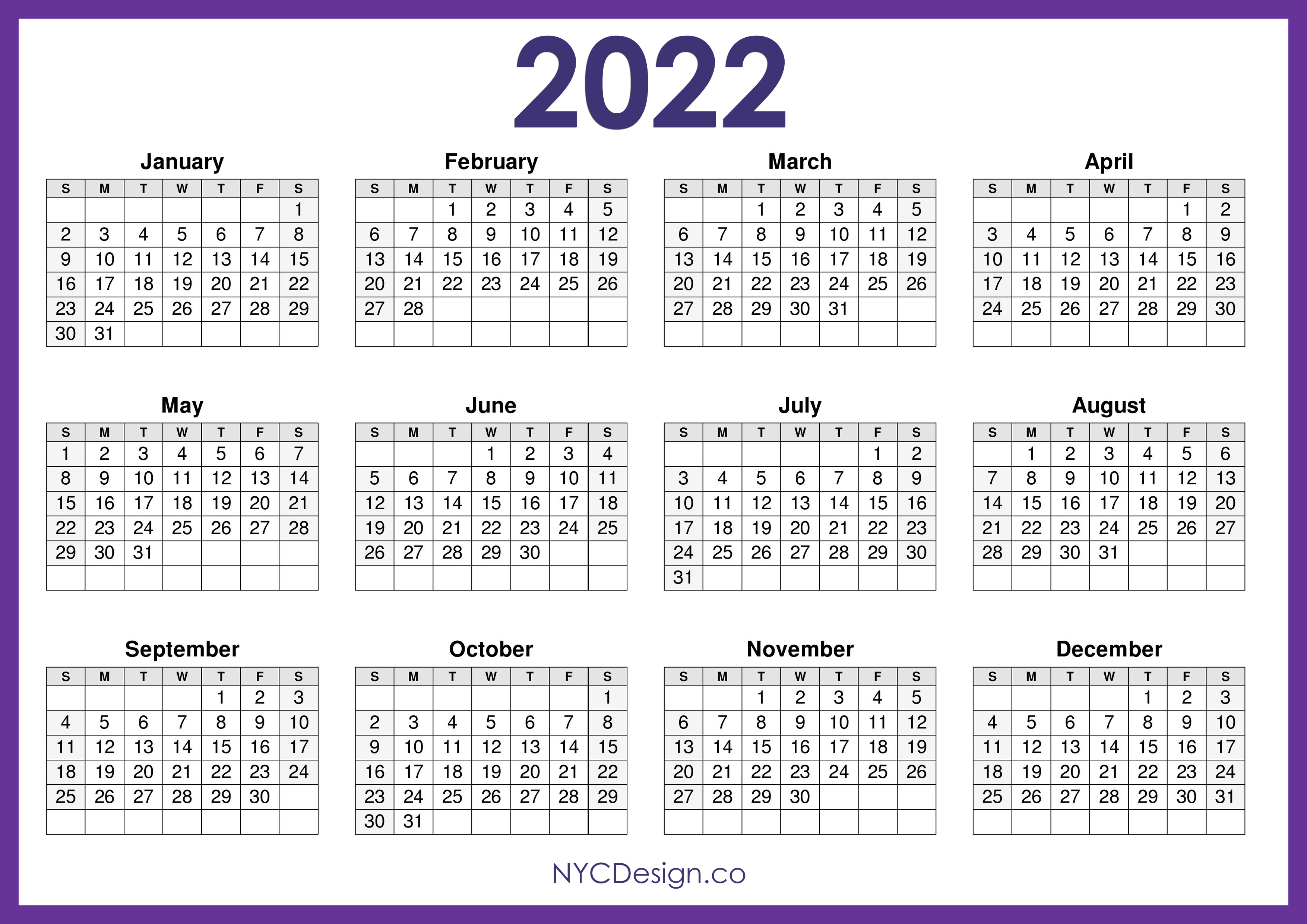 Printable 2022 Calendar One Page Large Vertical Printable July Printable 2022 Calendar One Page Large Vertical Printable July