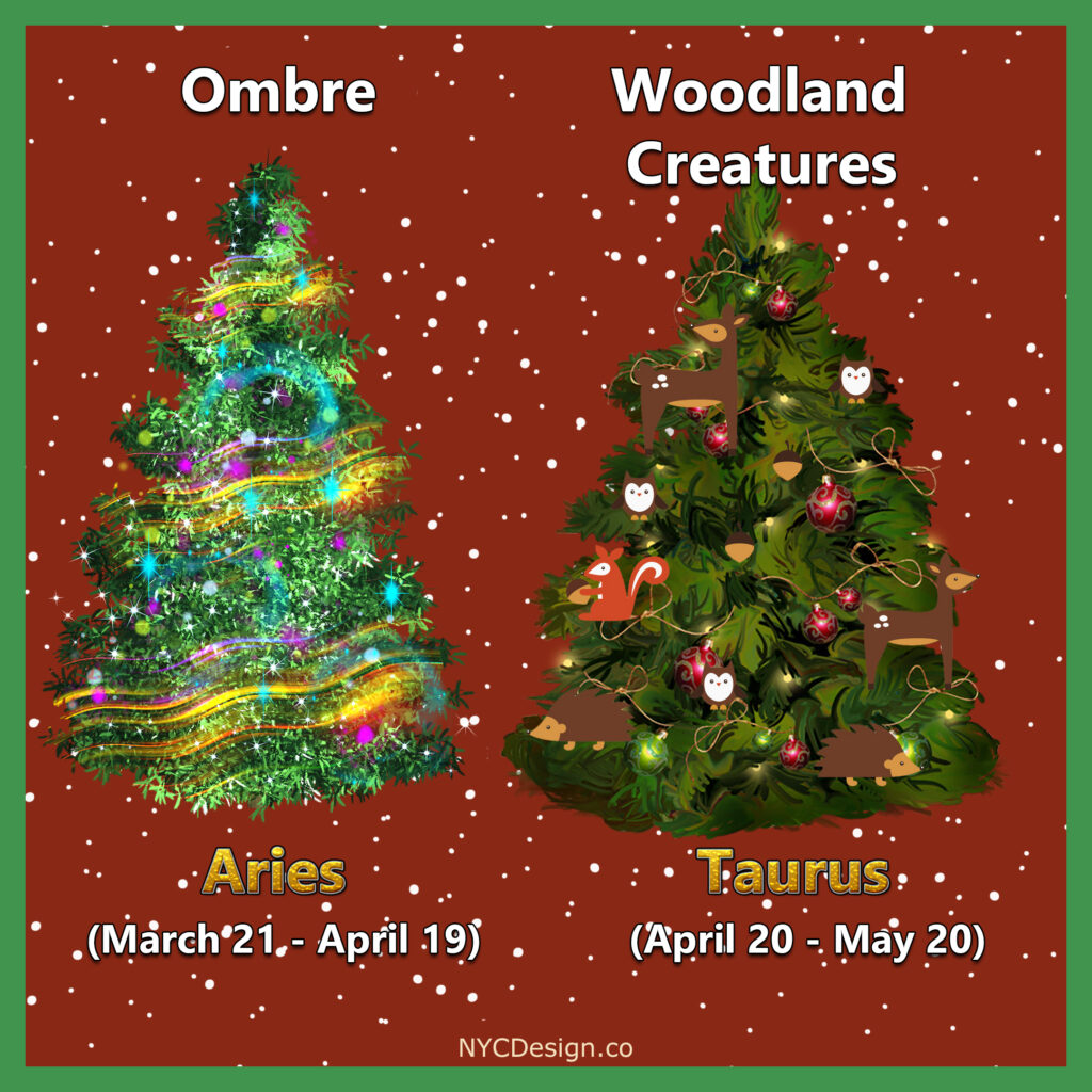 How To Decorate Your Christmas Tree Based On Your Horoscope – NYCDesign ...