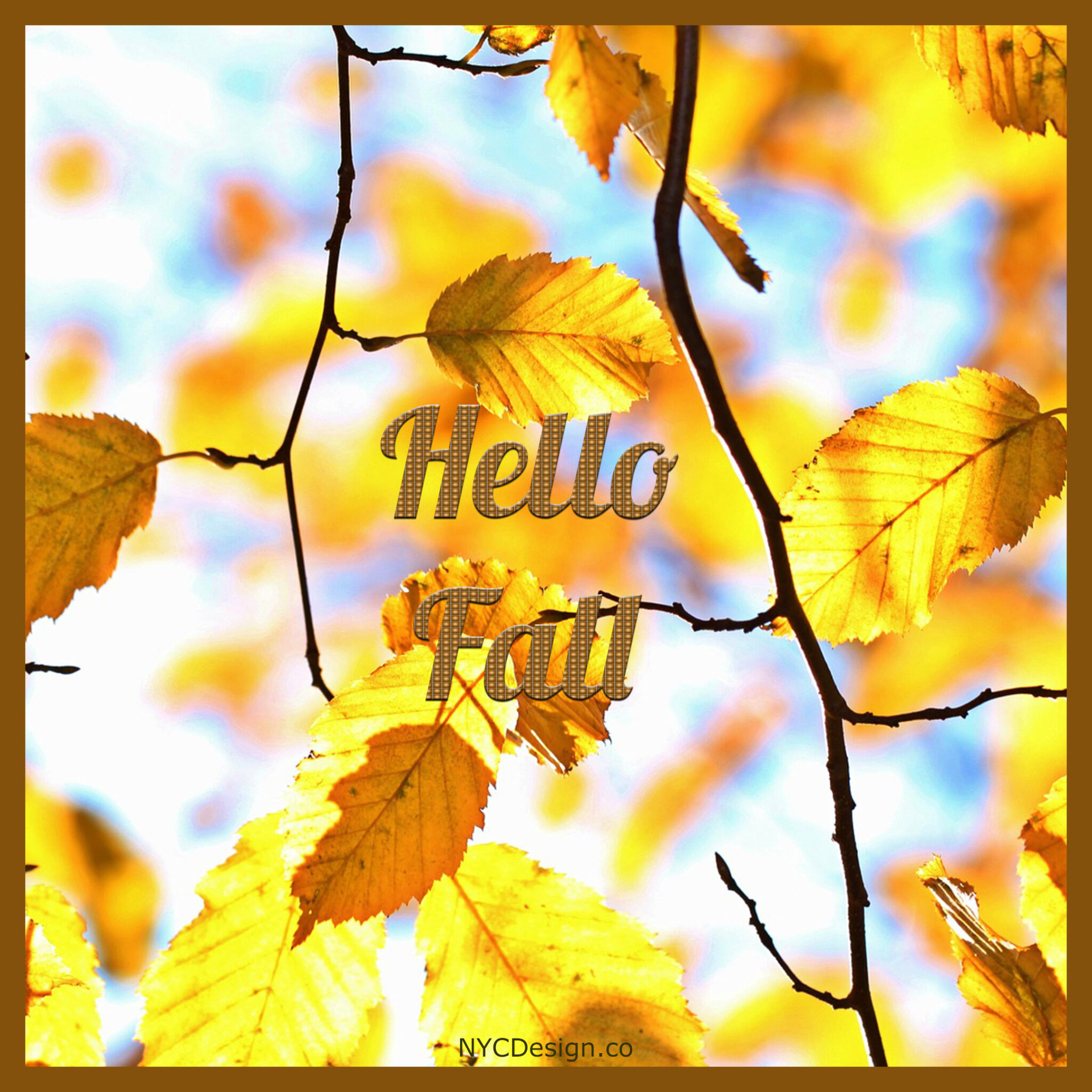 Hello Fall Images, Captions & Quotes – NYCDesign.co: Printable Things