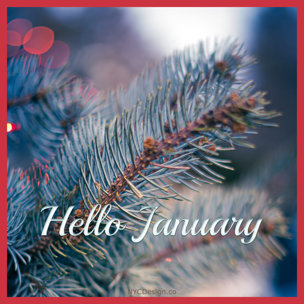 Hello January Images for Instagram and Facebook – NYCDesign.co ...