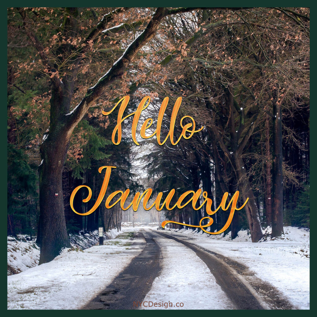 Hello January Images for Instagram and Facebook – NYCDesign.co ...