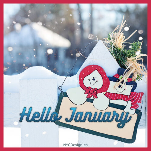 Hello January Images for Instagram and Facebook – NYCDesign.co ...