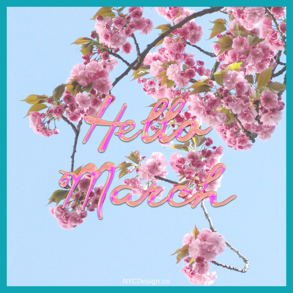 Hello March Images for Instagram and Facebook – NYCDesign.co: Printable ...