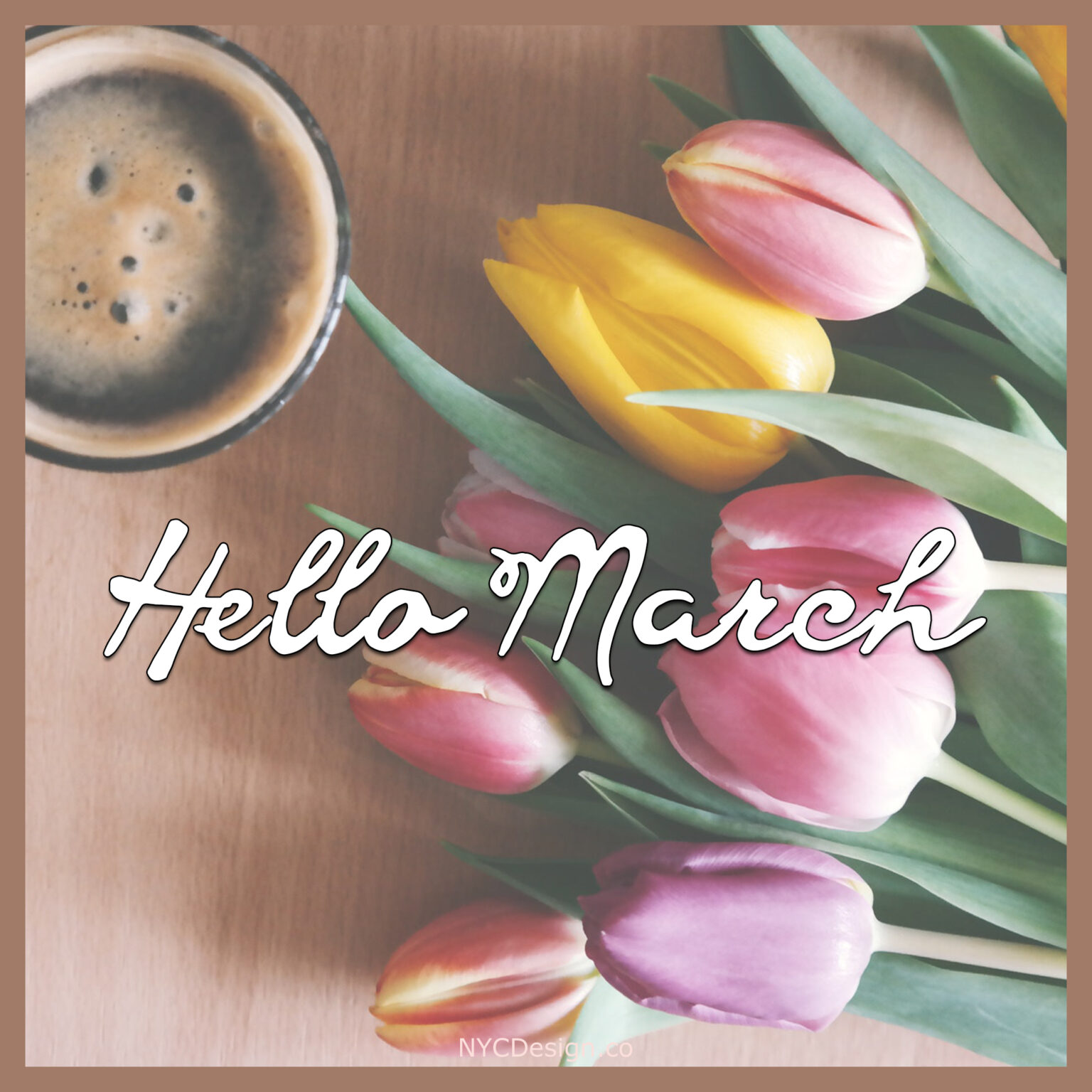 Hello March Images for Instagram and Facebook – NYCDesign.co: Printable ...