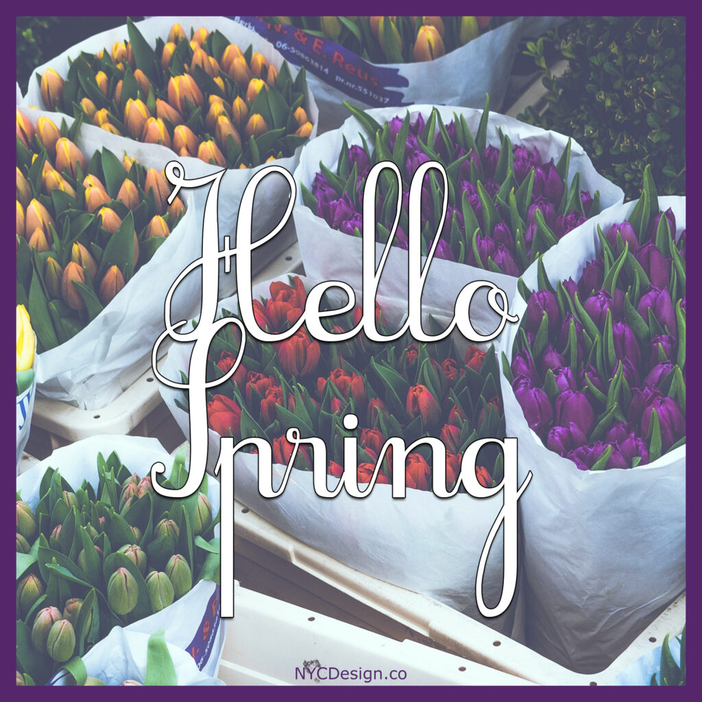 Hello Spring Images, Captions & Quotes – NYCDesign.co: Printable Things