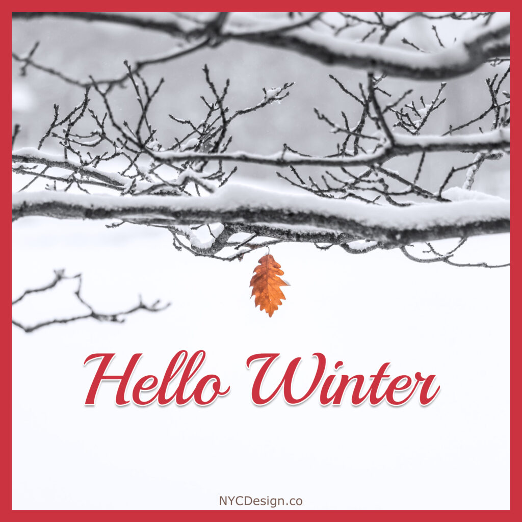 Hello Winter Images, Captions & Quotes – NYCDesign.co: Printable Things