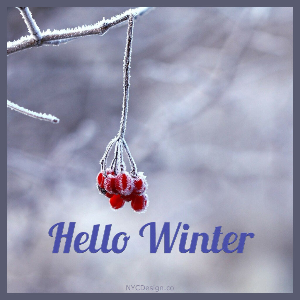 Hello Winter Images, Captions & Quotes – NYCDesign.co: Printable Things