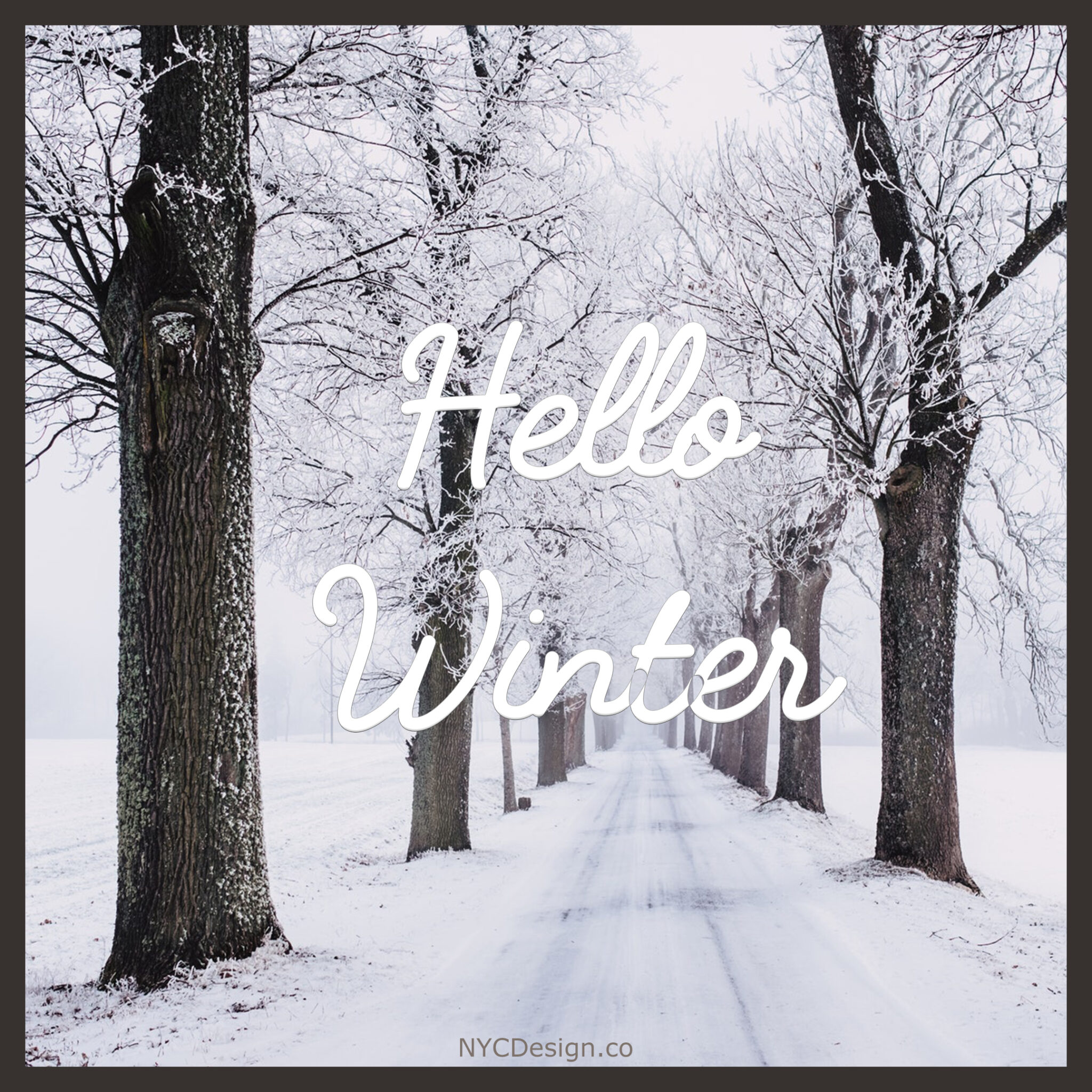 Hello Winter Images, Captions & Quotes – NYCDesign.co: Printable Things