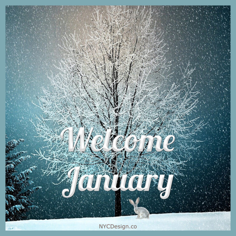 Welcome January Images for Instagram and Facebook – NYCDesign.co ...