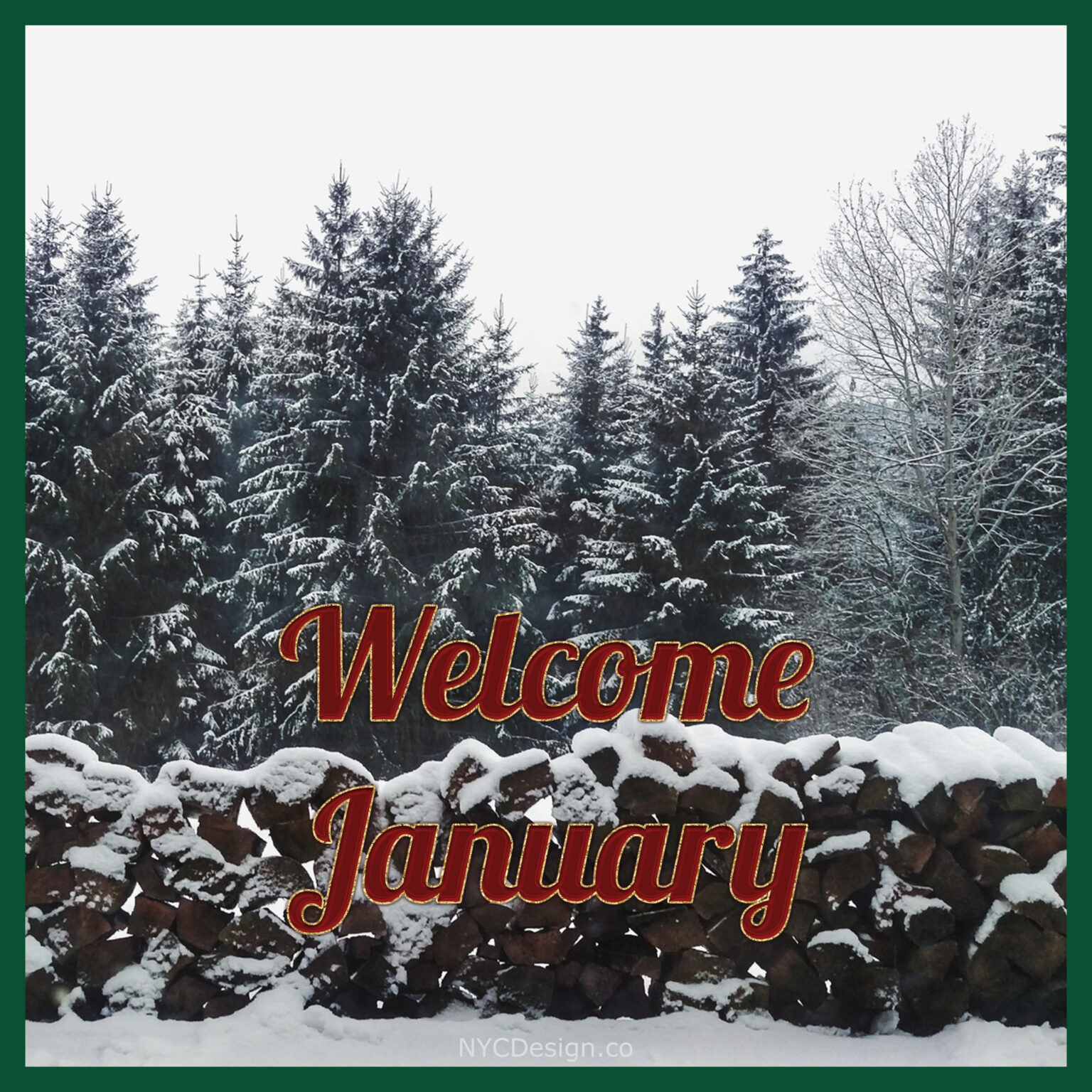 Welcome January Images for Instagram and Facebook – NYCDesign.co ...