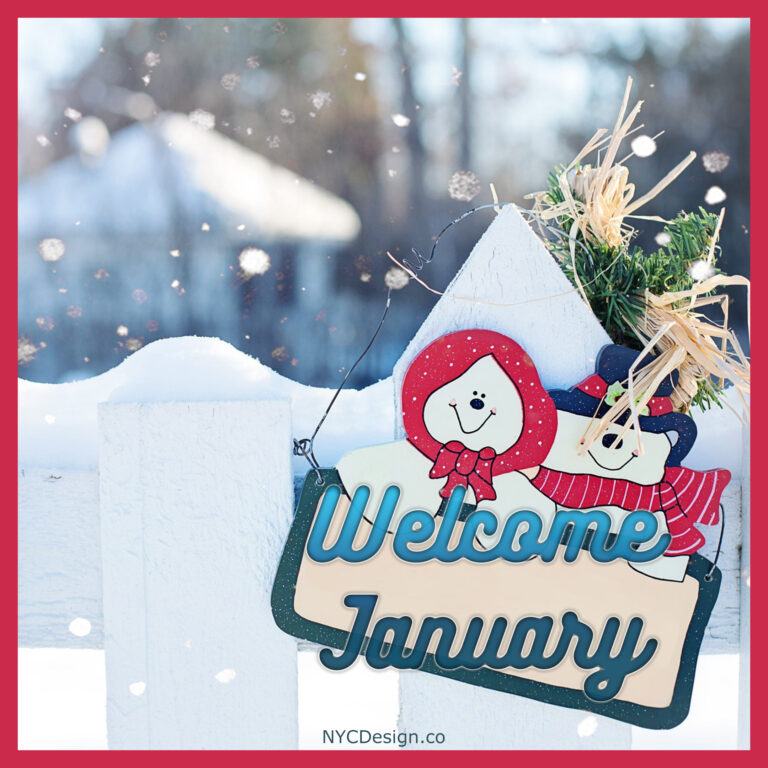 Welcome January Images for Instagram and Facebook – NYCDesign.co ...