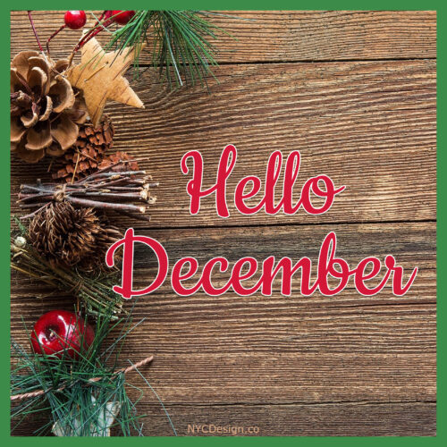 Hello December Images for Instagram and Facebook – NYCDesign.co ...