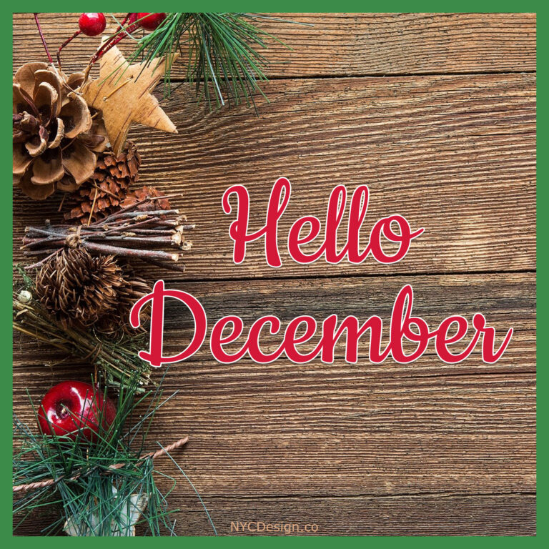 Hello December Images for Instagram and Facebook – NYCDesign.co ...