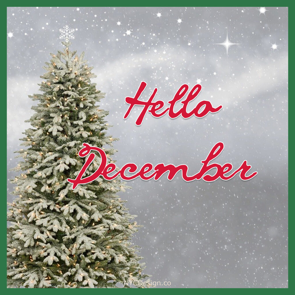 Hello December Images for Instagram and Facebook – NYCDesign.co ...