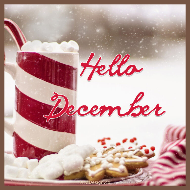 Hello December Images for Instagram and Facebook – NYCDesign.co ...