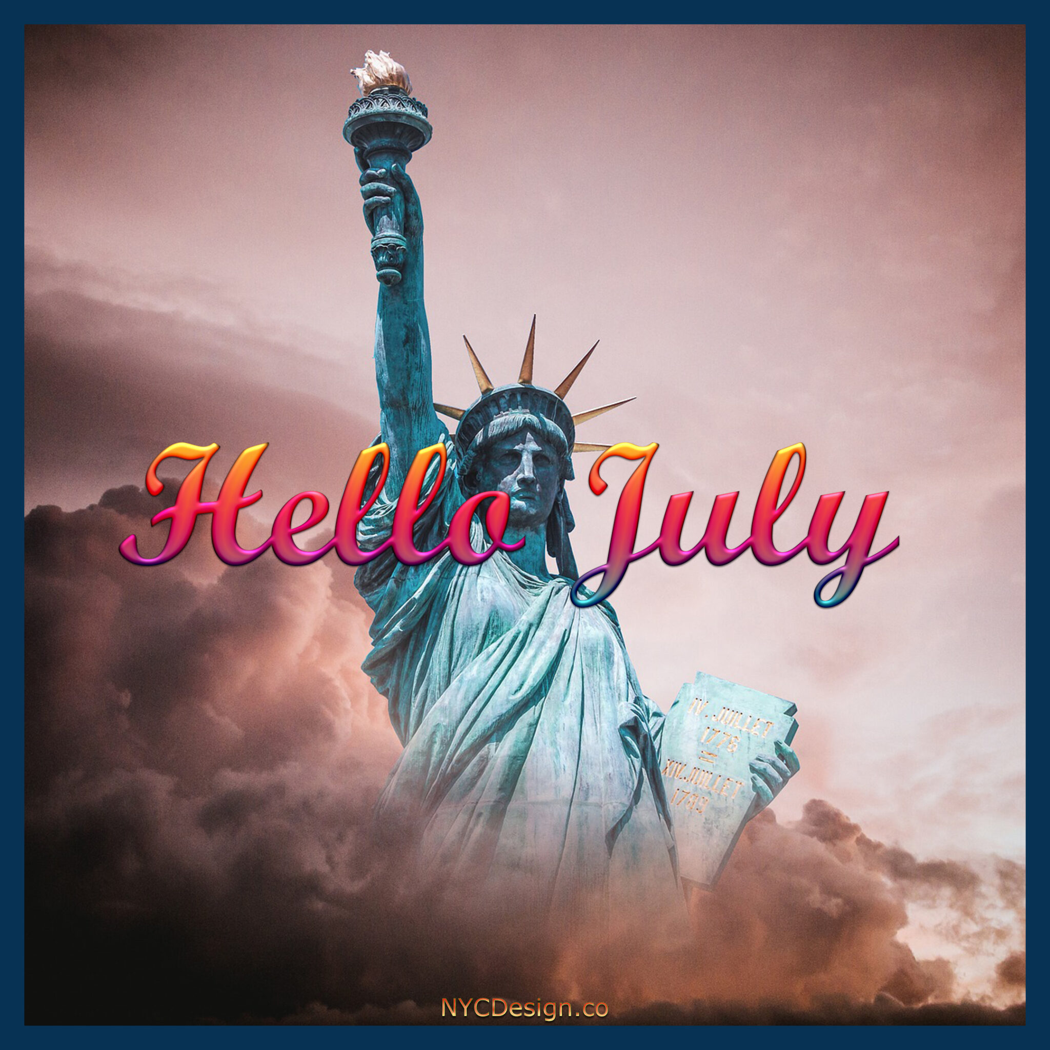 Hello July Images for Instagram and Facebook – NYCDesign.co: Printable ...