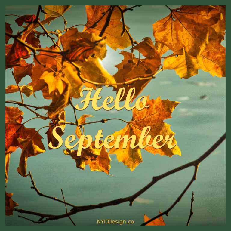 Hello September Images for Instagram and Facebook – NYCDesign.co ...