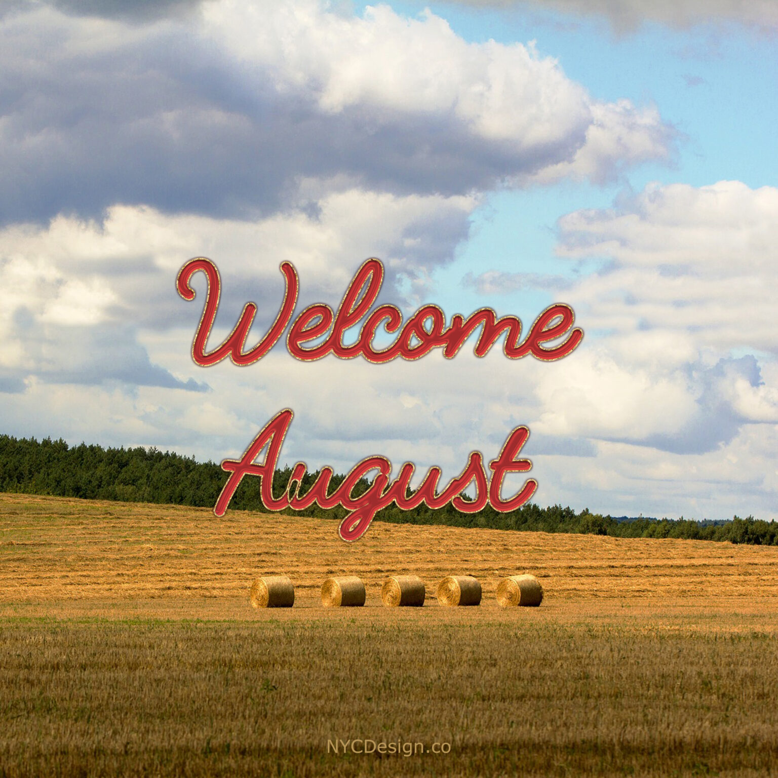 Welcome August Images for Instagram and Facebook – NYCDesign.co ...