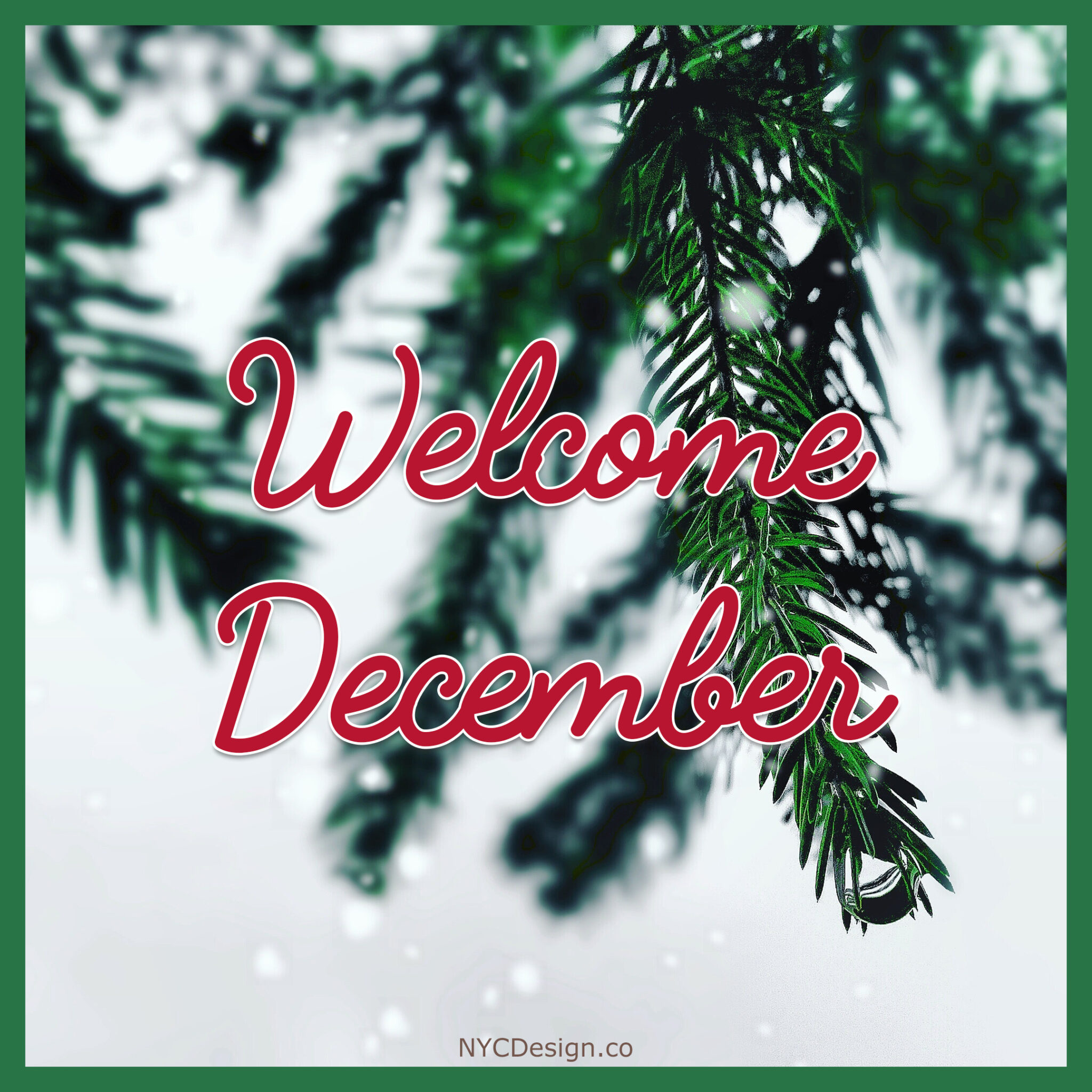 Welcome December Images for Instagram and Facebook – NYCDesign.co ...