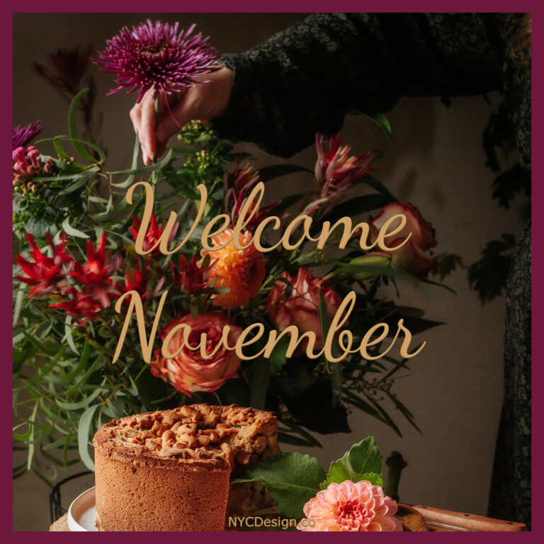 Welcome November Images for Instagram and Facebook – NYCDesign.co ...