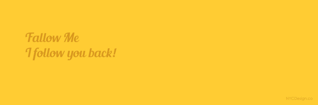 Twitter Headers, Covers – Colorful, Follow Me – NYCDesign.co: Printable ...
