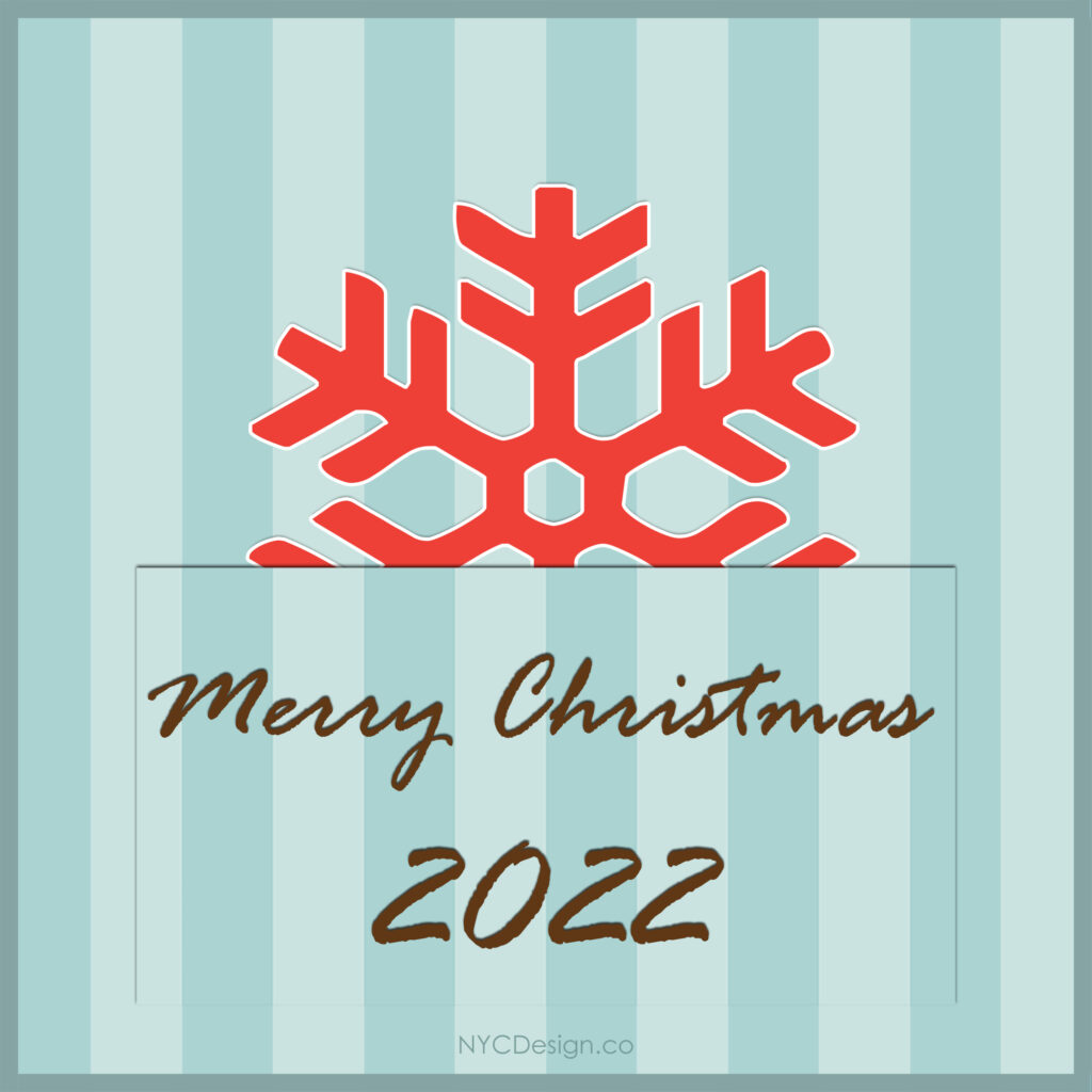 Christmas Card 2022 Merry Christmas Card Free Printable Big Red 