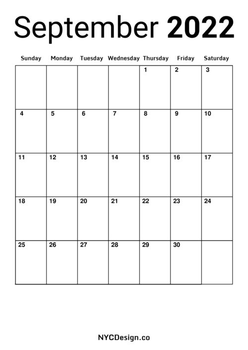 2022 Monthly Calendar & Planner, Modern Printable Free, Vertical ...