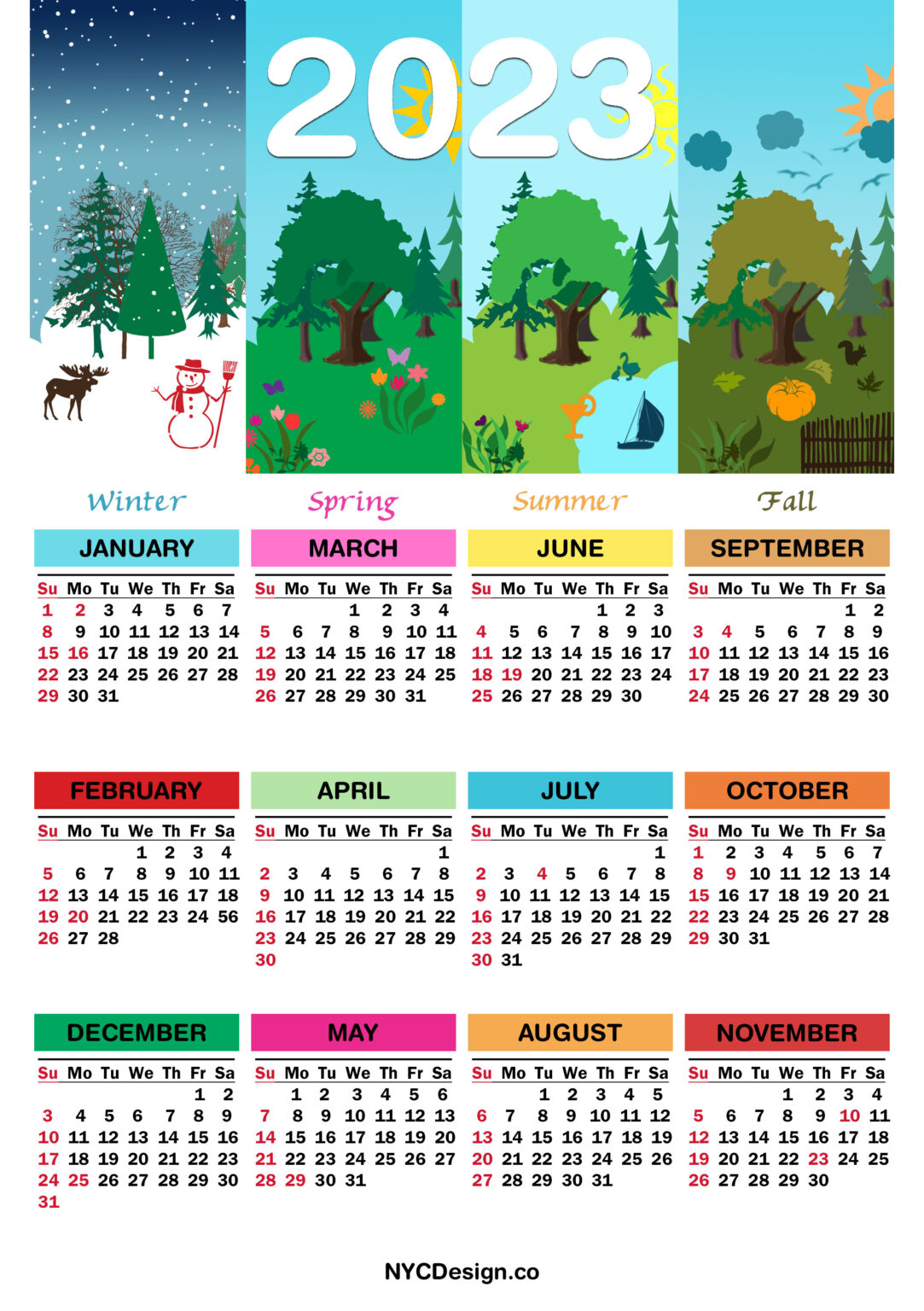 NYCDesign.co: Printable Things – Calendars, Cards, Wallpapers & More.