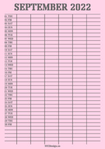 2022 Monthly Calendars, Planners, Printable Free, Pink – NYCDesign.co ...