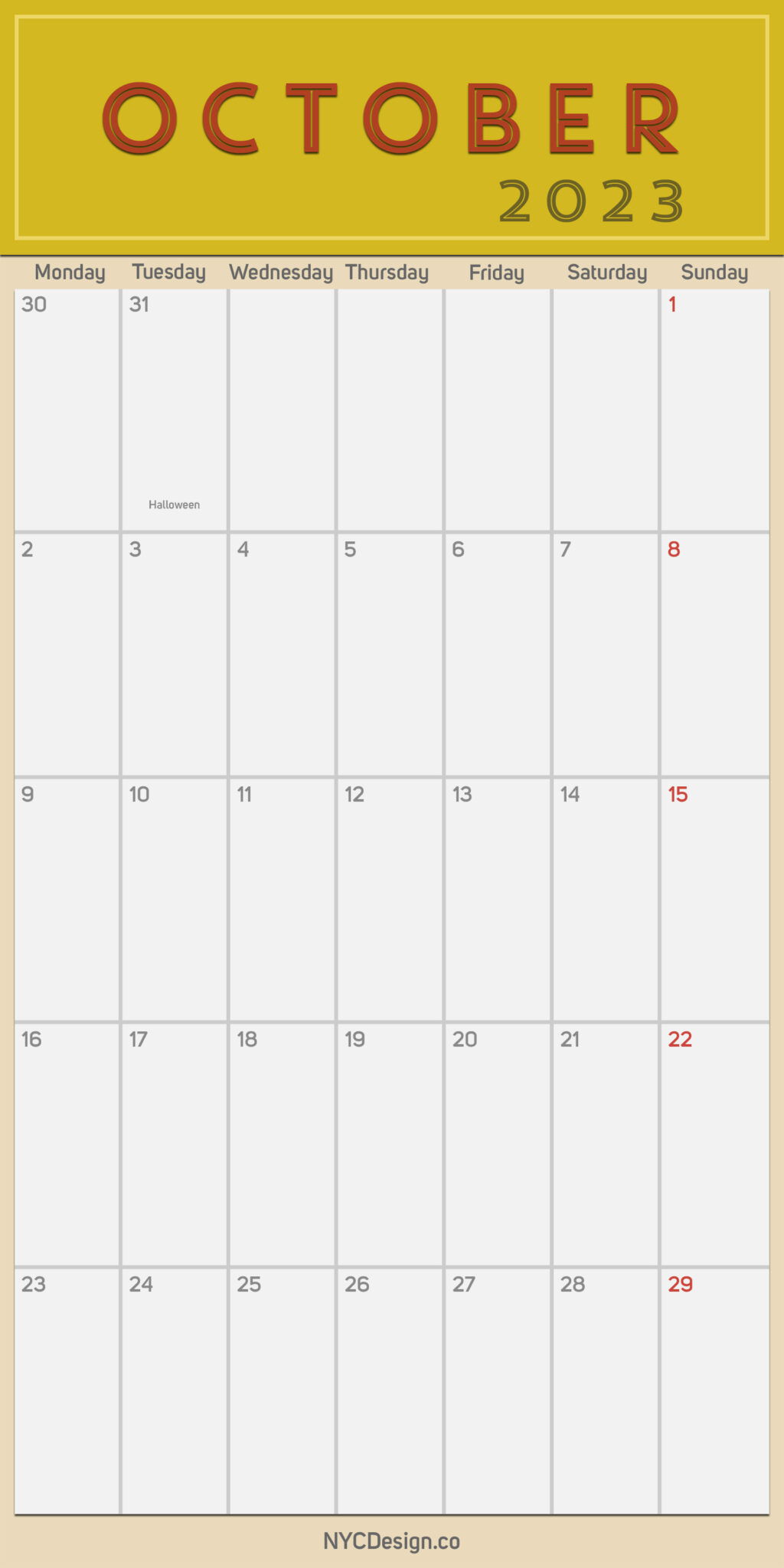 2023 October – Monthly Calendar with UK Holidays, Planner, Printable ...