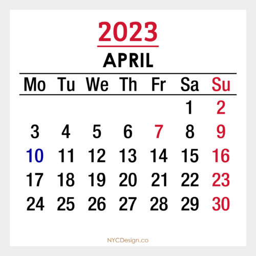 2023 Monthly Calendar with UK Holidays, Printable Free – White ...