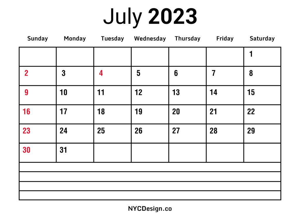 2023 Monthly Calendar & Planner with US Holidays, Modern Printable Free ...